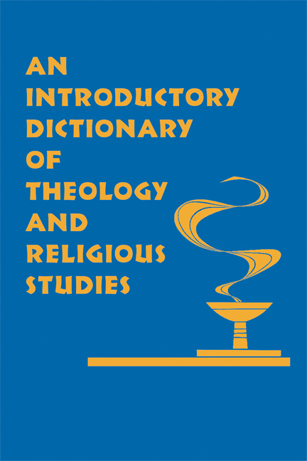 An Introductory Dictionary of Theology and Religious Studies: : Edited ...