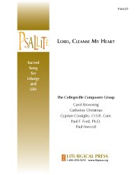 Lord, Cleanse My Heart: Psalm 51Cantor/Choir & Assembly Parts: The ...